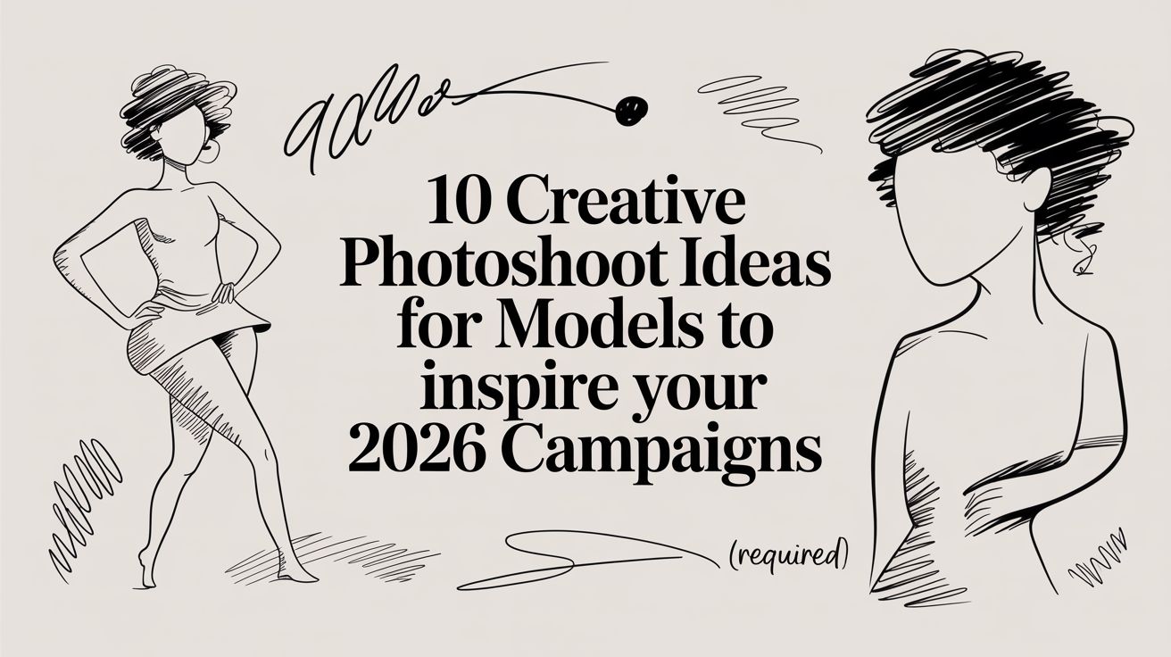 10 Creative Photoshoot Ideas for Models to Inspire Your 2026 Campaigns